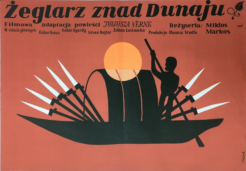 The Danube Pilot . Flisak Jerzy . Film, Movie Poster . year 1975 ...